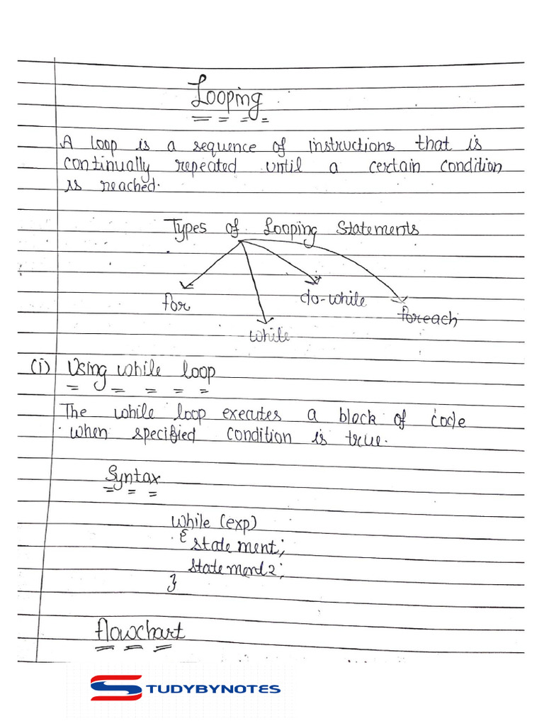 Looping in PHP | PDF