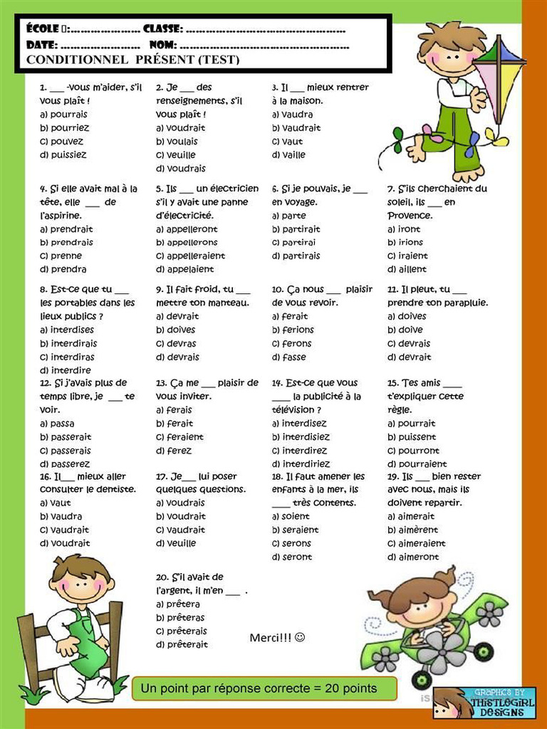 Conditionnel Présent-2 | PDF