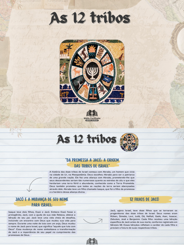 As 12 Tribos de Israel | PDF