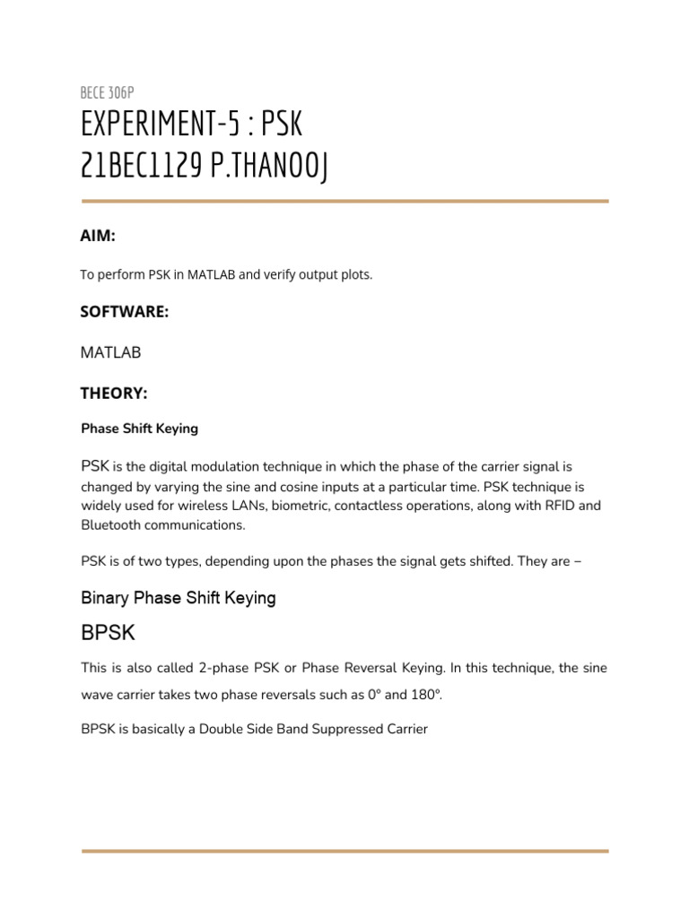 21bec1129, DC Exp5 SW | PDF