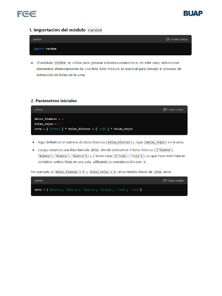 Uso de Urna y Polya | PDF