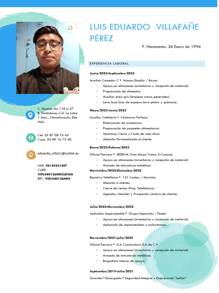 Luis Eduardo CV | PDF