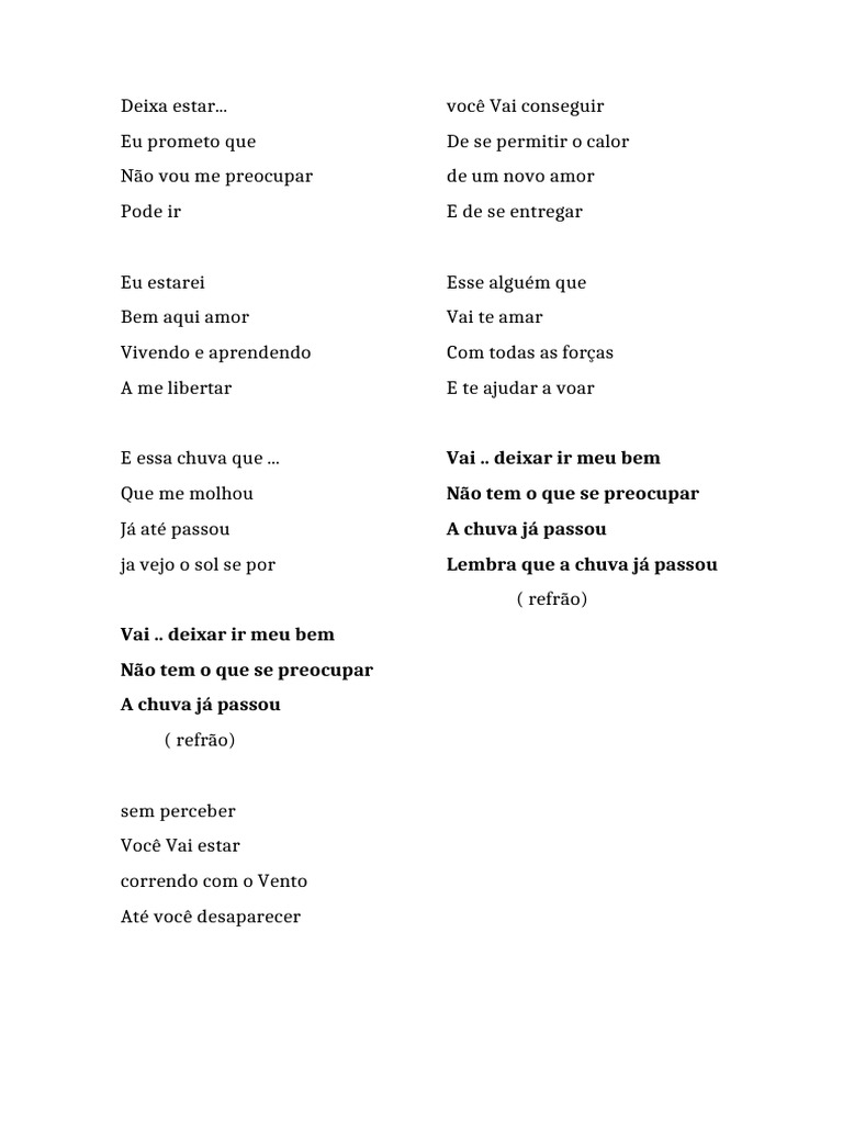 Deixa Estar | PDF