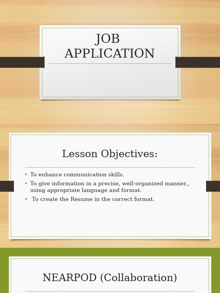 Job Application (1) | PDF