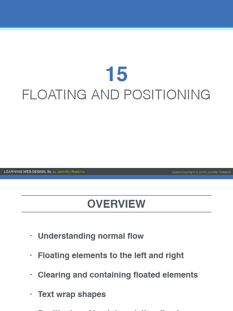LWD Ch15 Floating | PDF