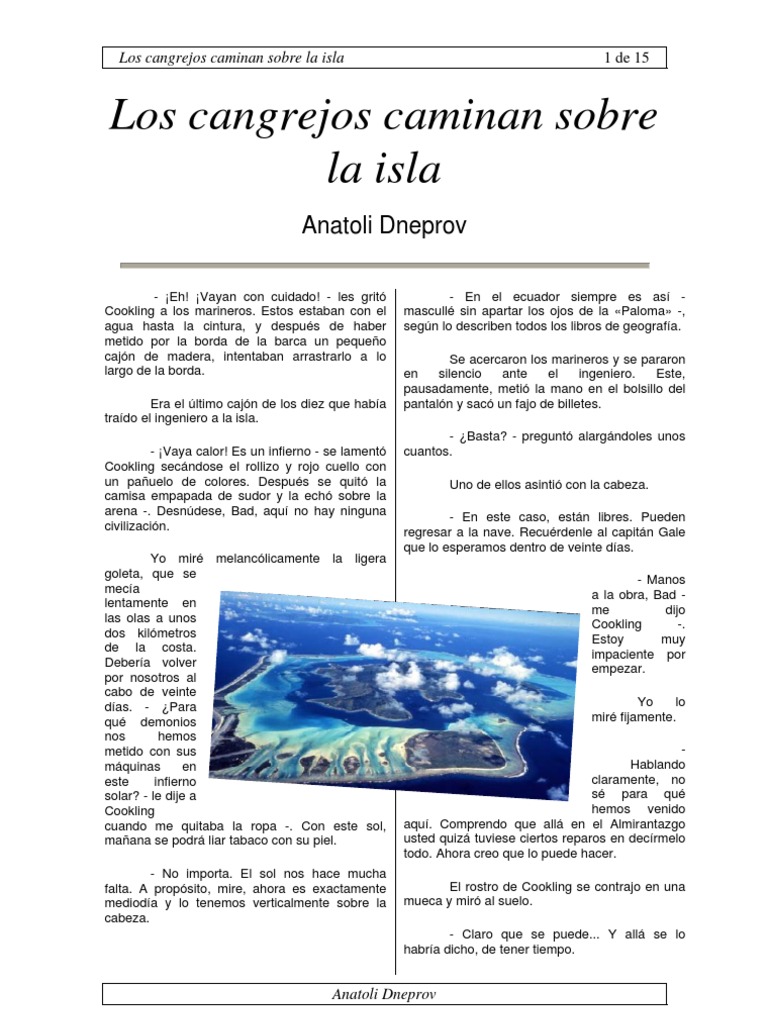 Los Cangrejos Caminan Sobre La Isla | PDF | Dom | Rieles