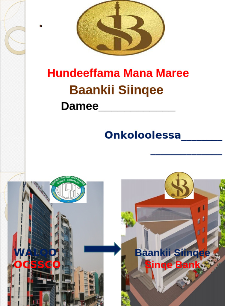 Mana Maree Bankii Sinqee | PDF