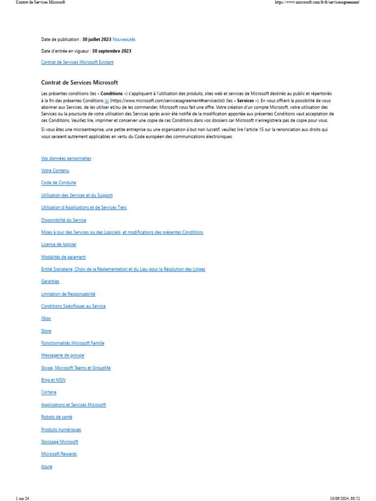 Contrat Microsoft | PDF