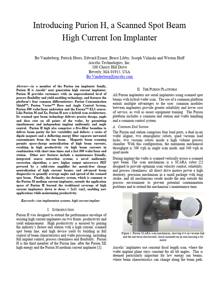 IntroducingThePurionH Vanderberg FINAL | PDF