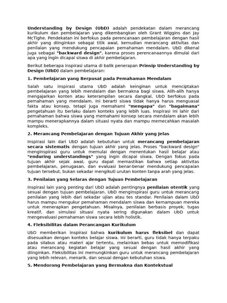 Understanding by Design | PDF