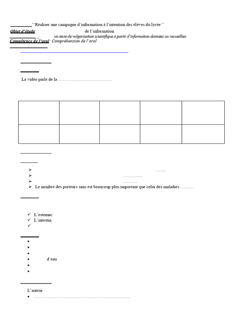 Projet 1 1AS 5 6 | PDF