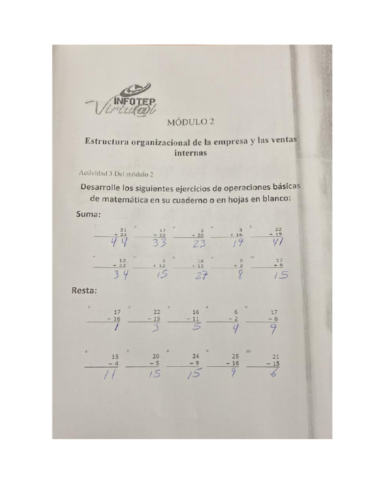 Actividad 3 Modulo 2 | PDF