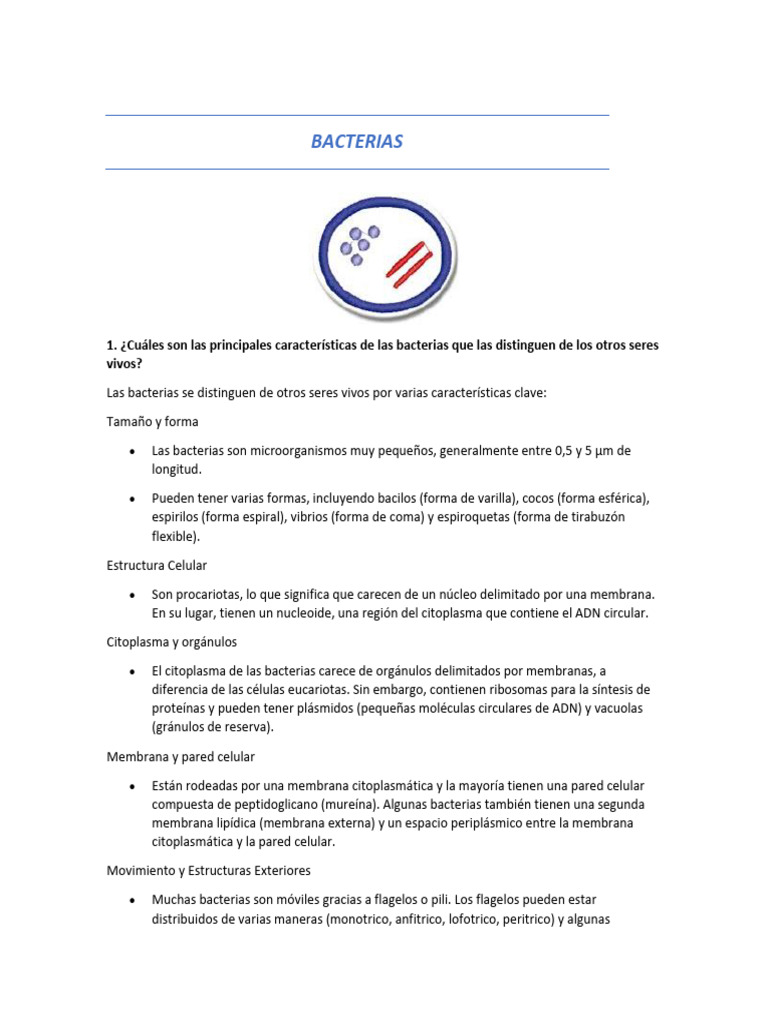 BACTERIAS | PDF