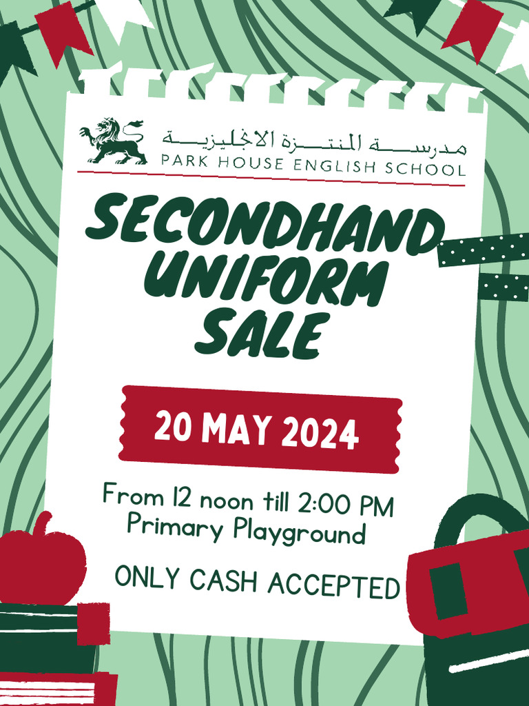 Uniform Sale Poster - May 2024 | PDF