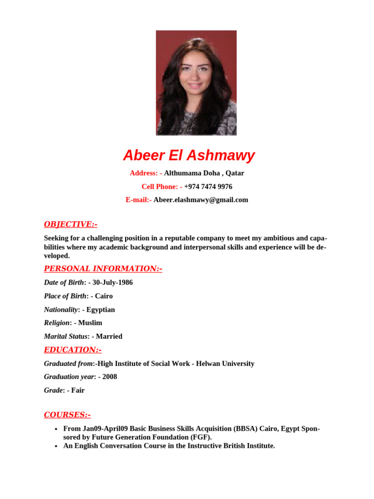 My CV | PDF