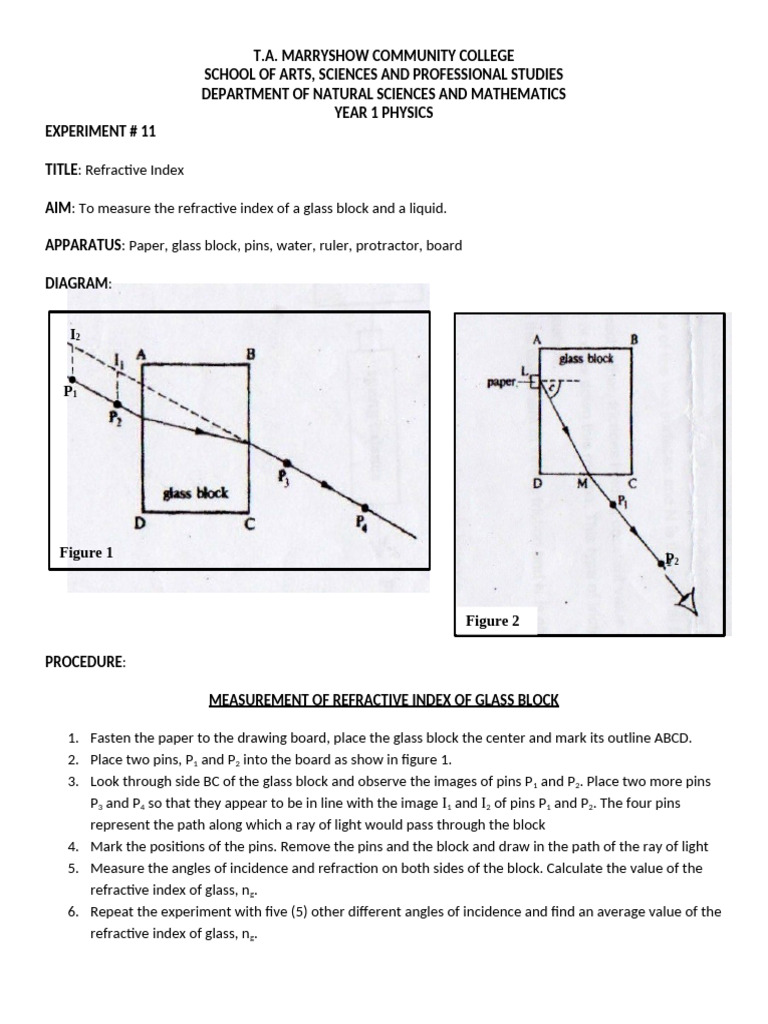 11 - Refractive Index | PDF