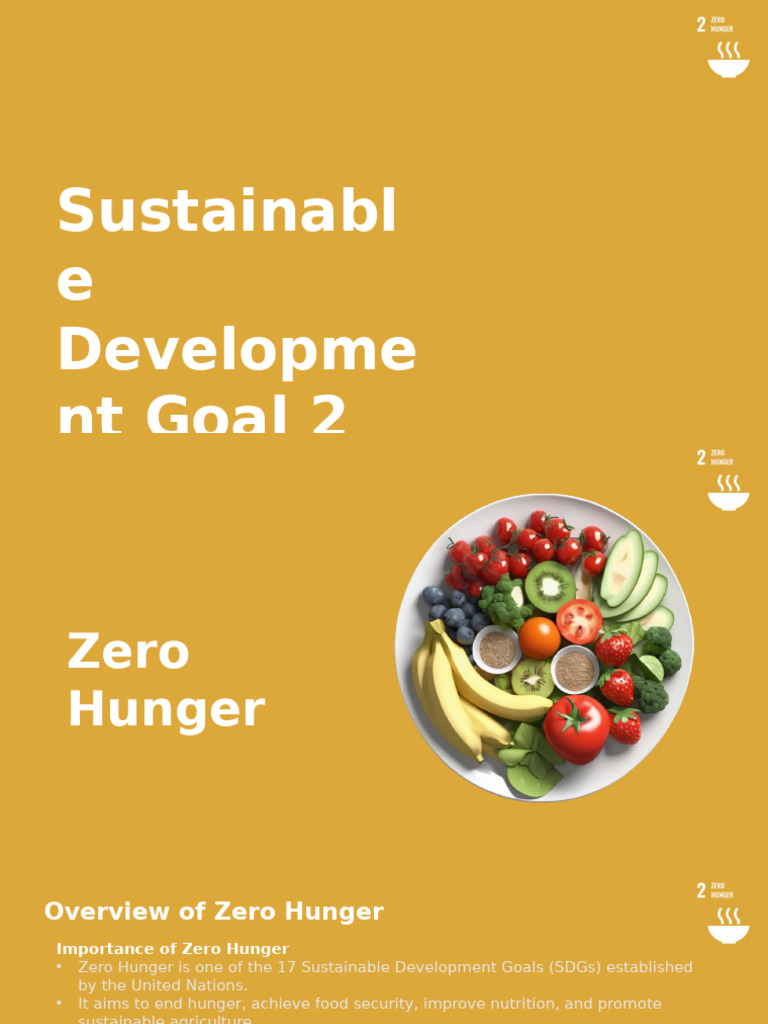 SDG 2 - Zero Hunger | PDF