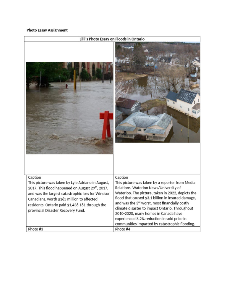 Photo Essay Assignment | PDF