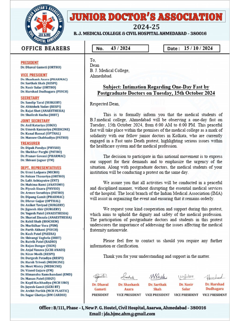 43 - JDA Hunger Strike | PDF