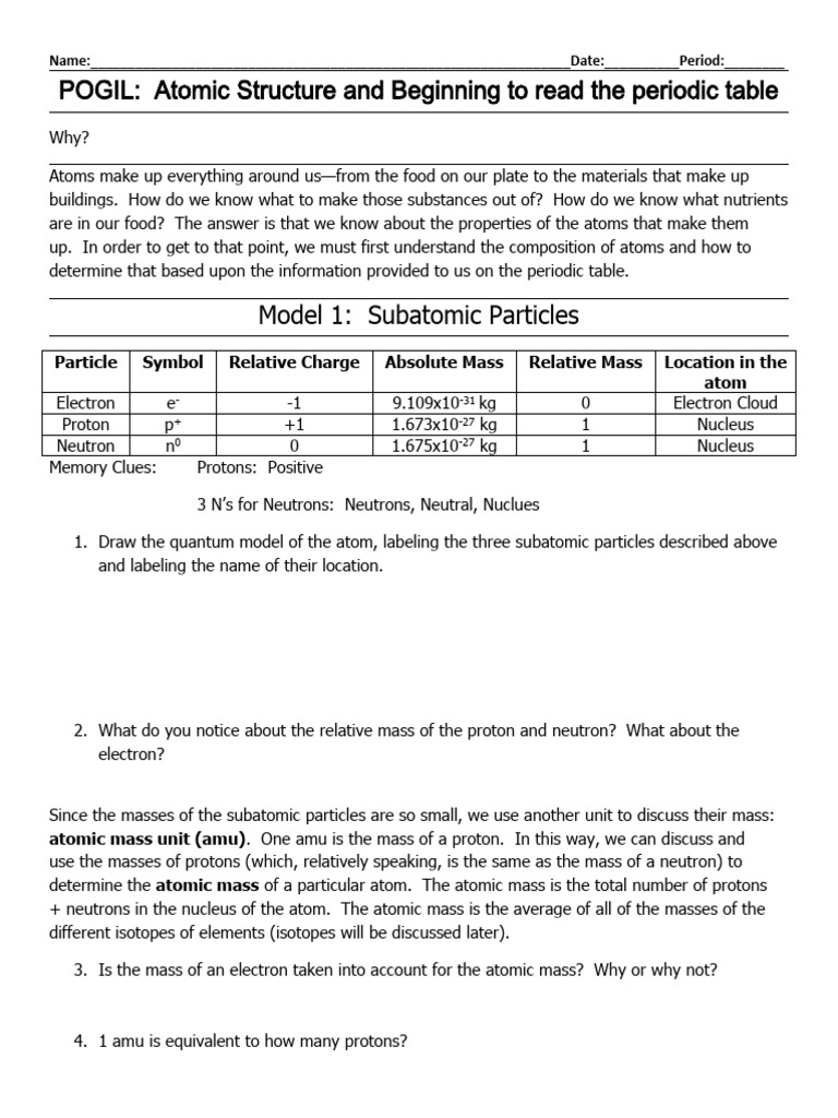Worksheet_5_atomic_structure_Bohr_pogil | PDF