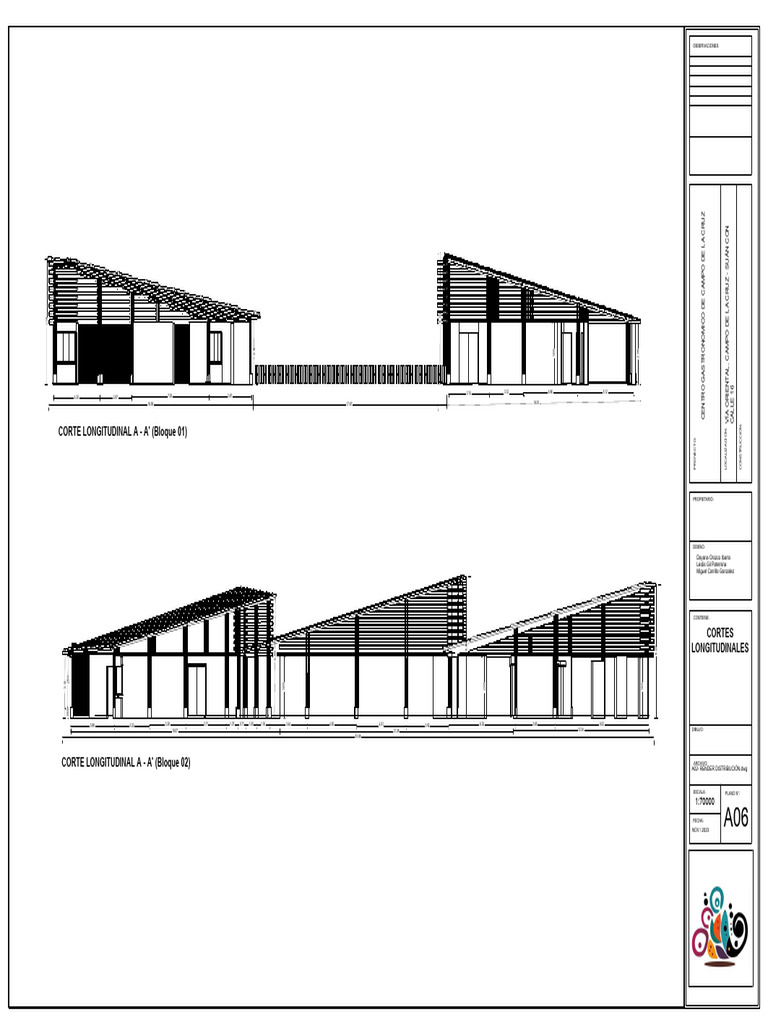 A05 - Cortes Longitudinales-A05 | PDF