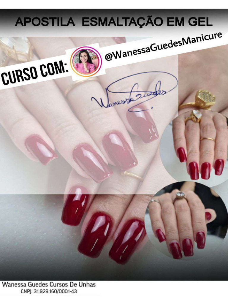 Apostila Esmaltação em Gel - Vanessa Guedes | PDF