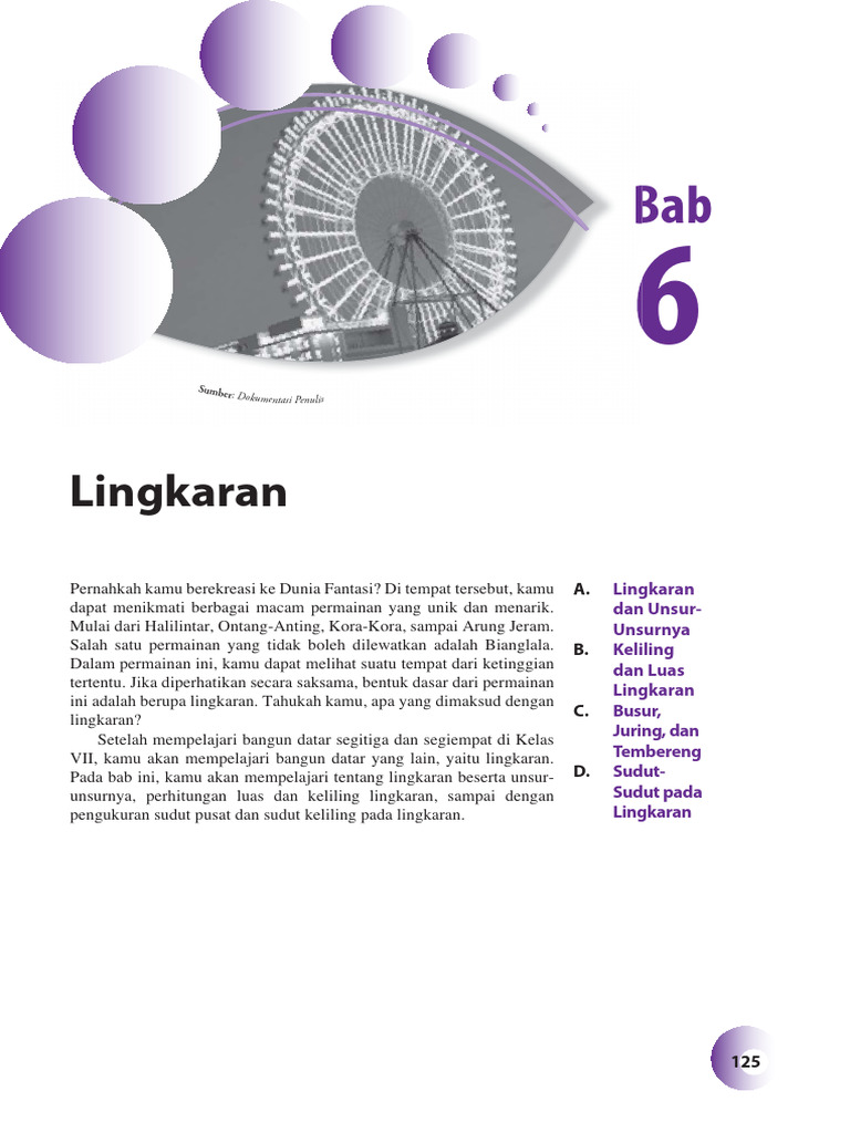 Buku Paket MTK 8 Lingkaran | PDF