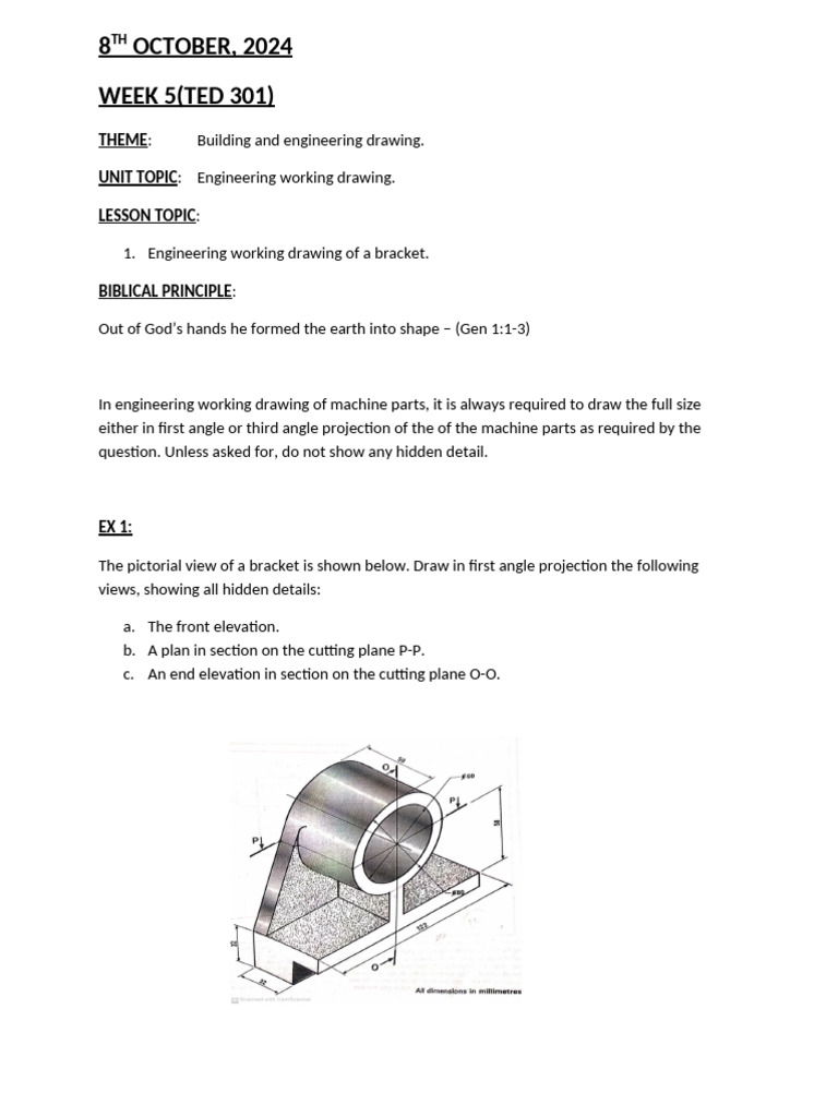 Lesson Note For Week 5 (Ted 301) 8TH October | PDF
