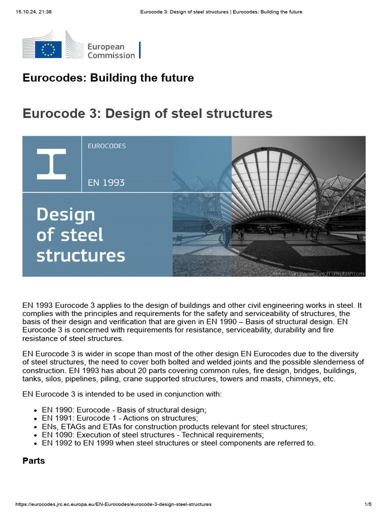 Eurocode 3 - Design of Steel Structures - Eurocodes - Building The ...