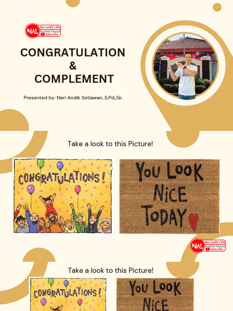 Congratulation and Compliment 10 grade | PDF