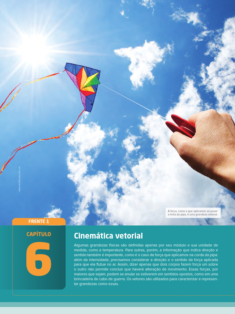 F1 CAP6 - Cinemática Vetorial | PDF