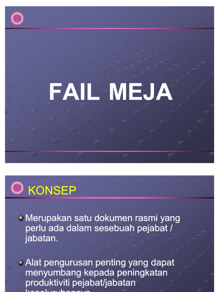 Apa Itu Fail-Meja
