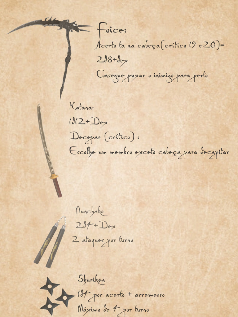 Novas Armas Rpg | PDF