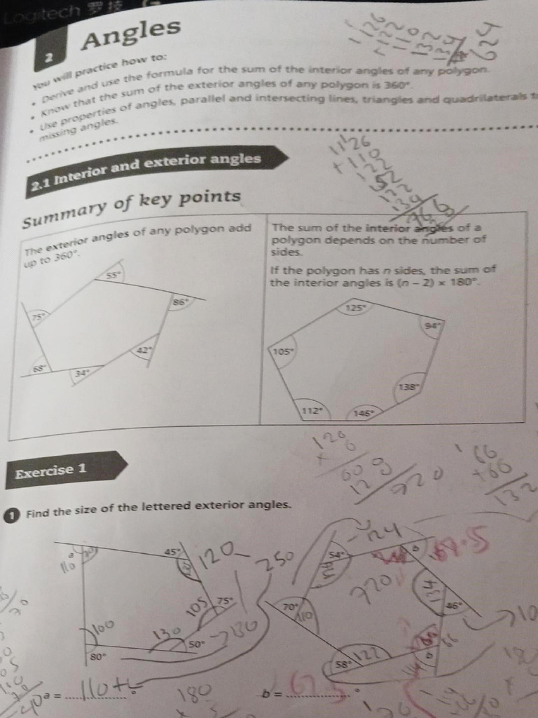Math Homework 1 | PDF | Polygon | Teaching Methods & Materials