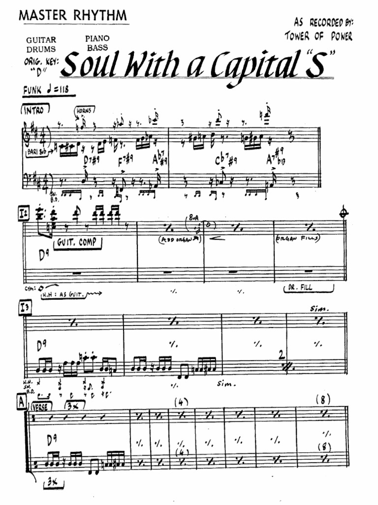 Soul With A Capital S - Master Rhythm | PDF Soul With A Capital S - Master Rhythm | PDF