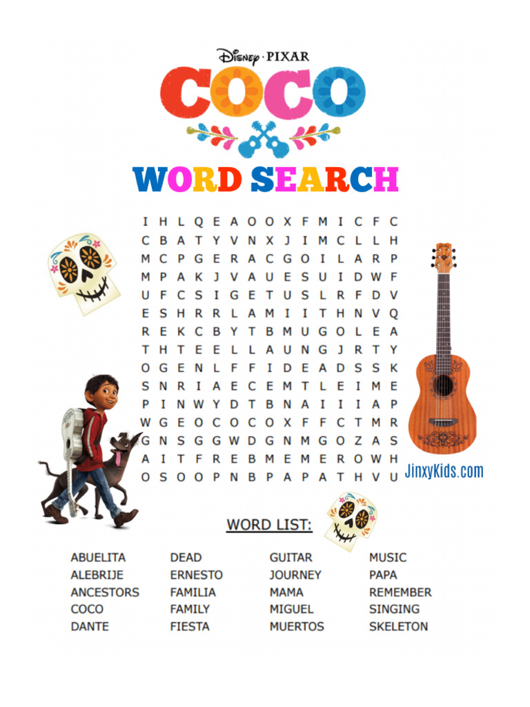 Coco WordSearch | PDF