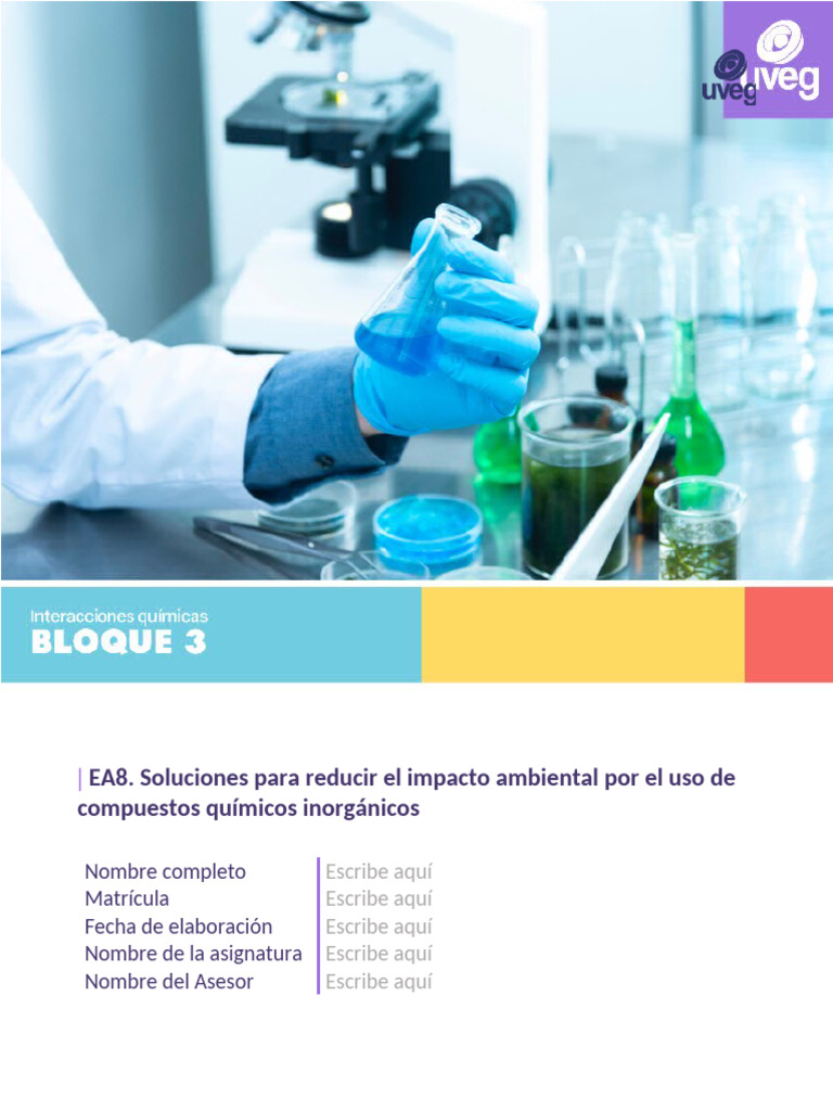 IQ B3 EA8 Soluciones para Reducir Impacto Ambiental | PDF | Ciencia y matemáticas