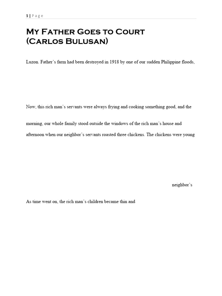 My Father Goes To Court | PDF | Courtroom
