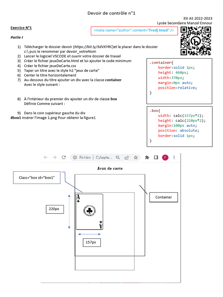 Devoir de Contrôle n1 | PDF