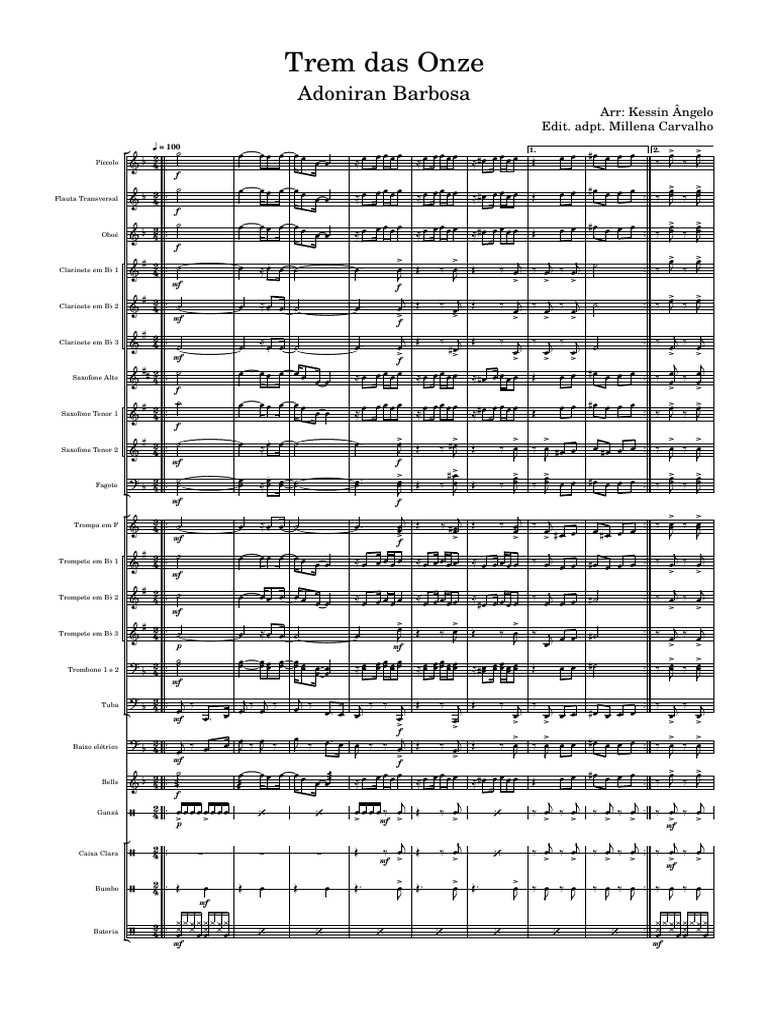 Trem Das Onze Jazz Grade | PDF