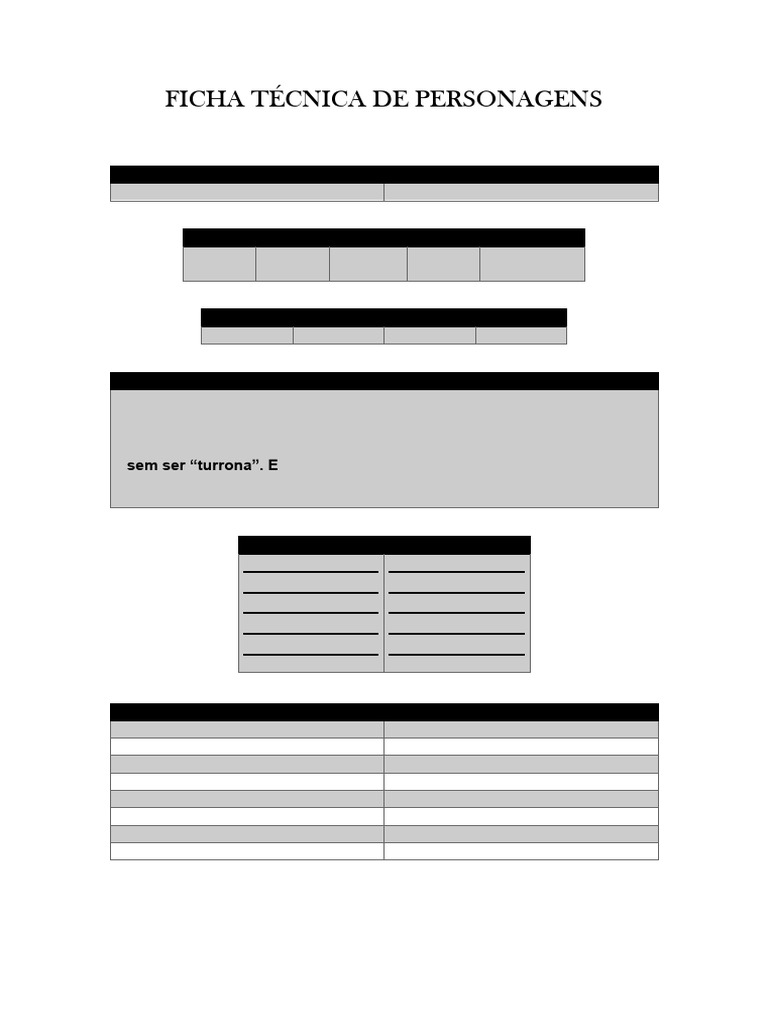 FICHA TÉCNICA JESSIE SULLIVAN | PDF