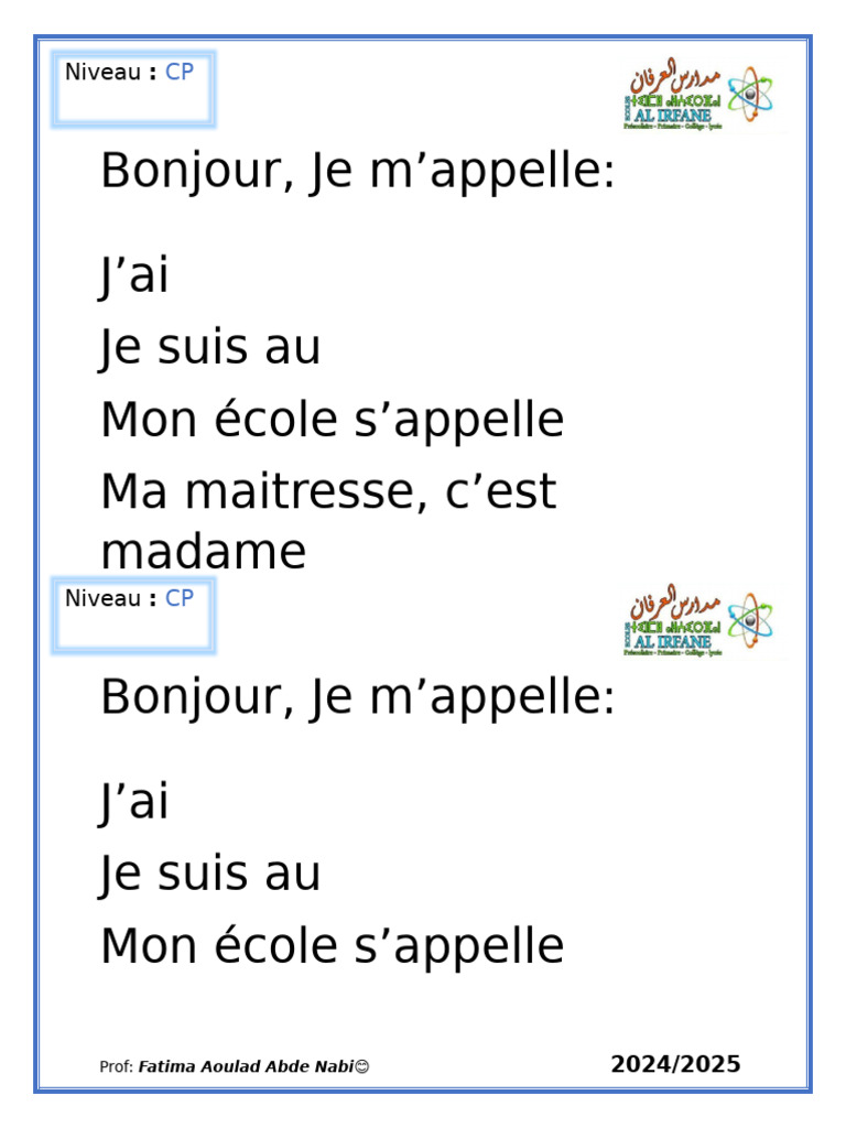 Je Redige Mon Texte | PDF