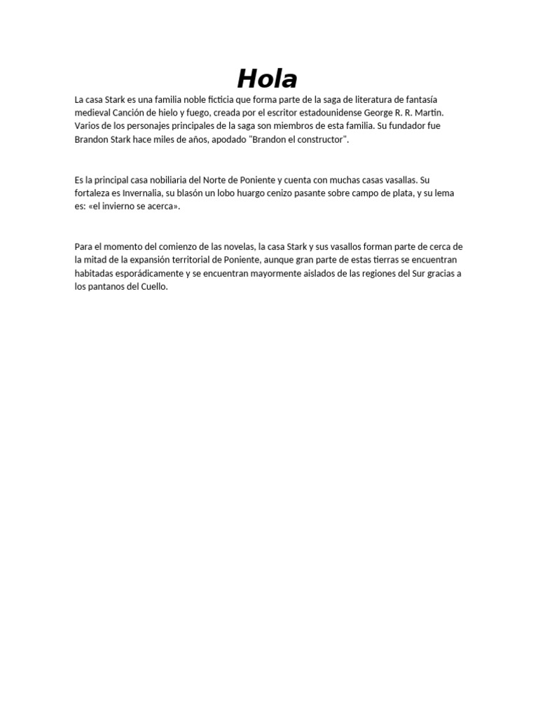 Hola | PDF