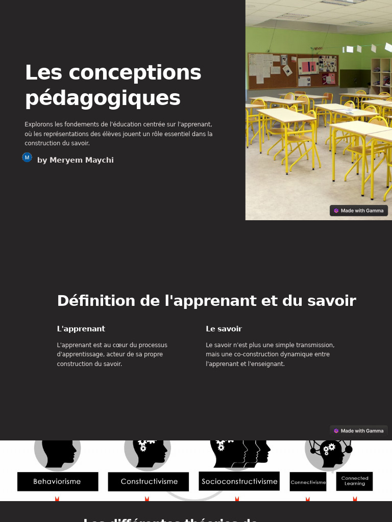 Les Conceptions Pedagogiques | PDF