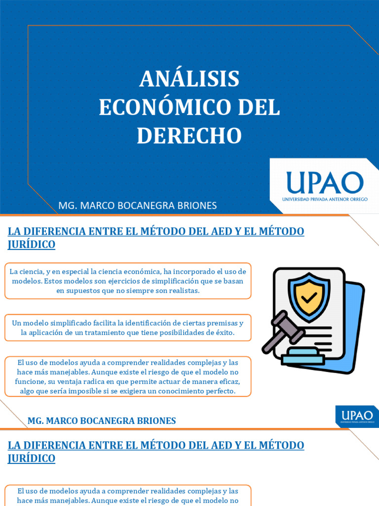 Semana+5 6+Derecho+Analisis+EconÓmico+Del+Derecho+ +upao | PDF