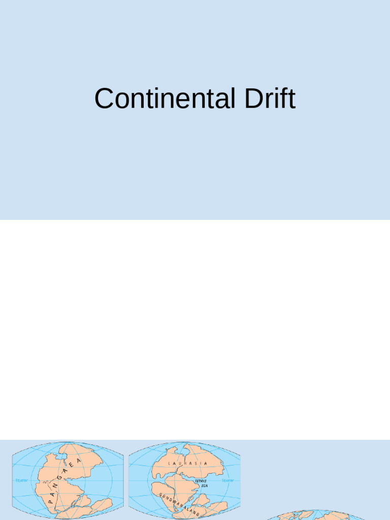 Continental Drift PowerPoint | PDF