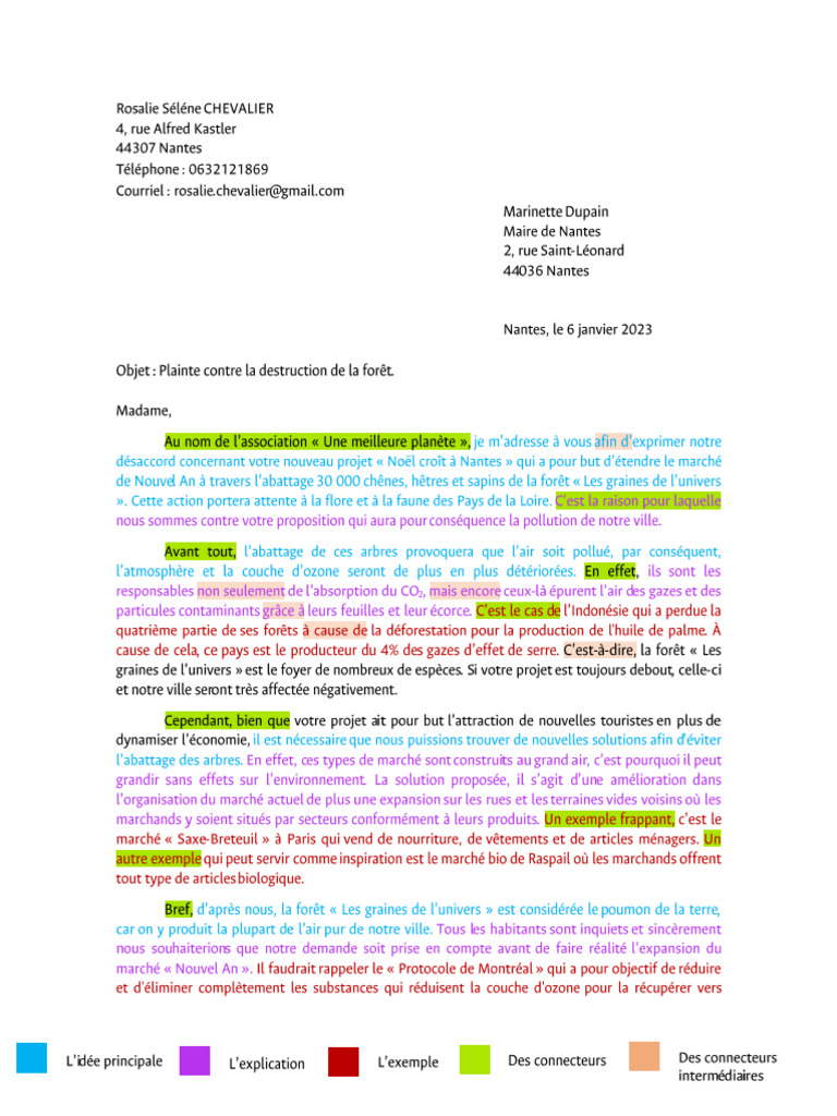 Lettre B2 | PDF