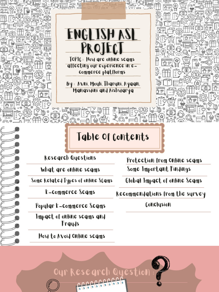 Final English Asl Project Ppt PDF From Avni Mouli Manaswini Aish Tharuni and Ayaan | PDF