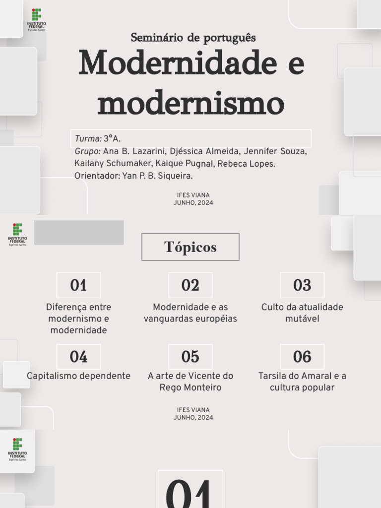 Modernidade e Modernismo | PDF