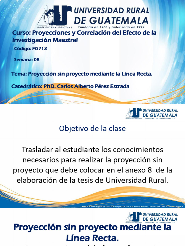 Proyección Lineal en Tesis Universitaria | PDF | Objetos matemáticos ...